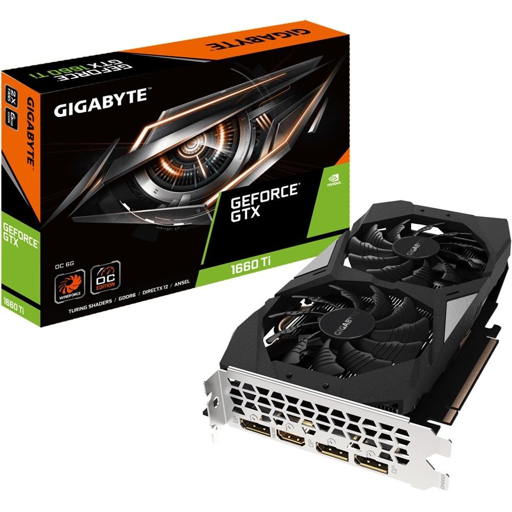 Placa de Vídeo Gigabyte NVIDIA GeForce GTX 1660 Ti | KaBuM!