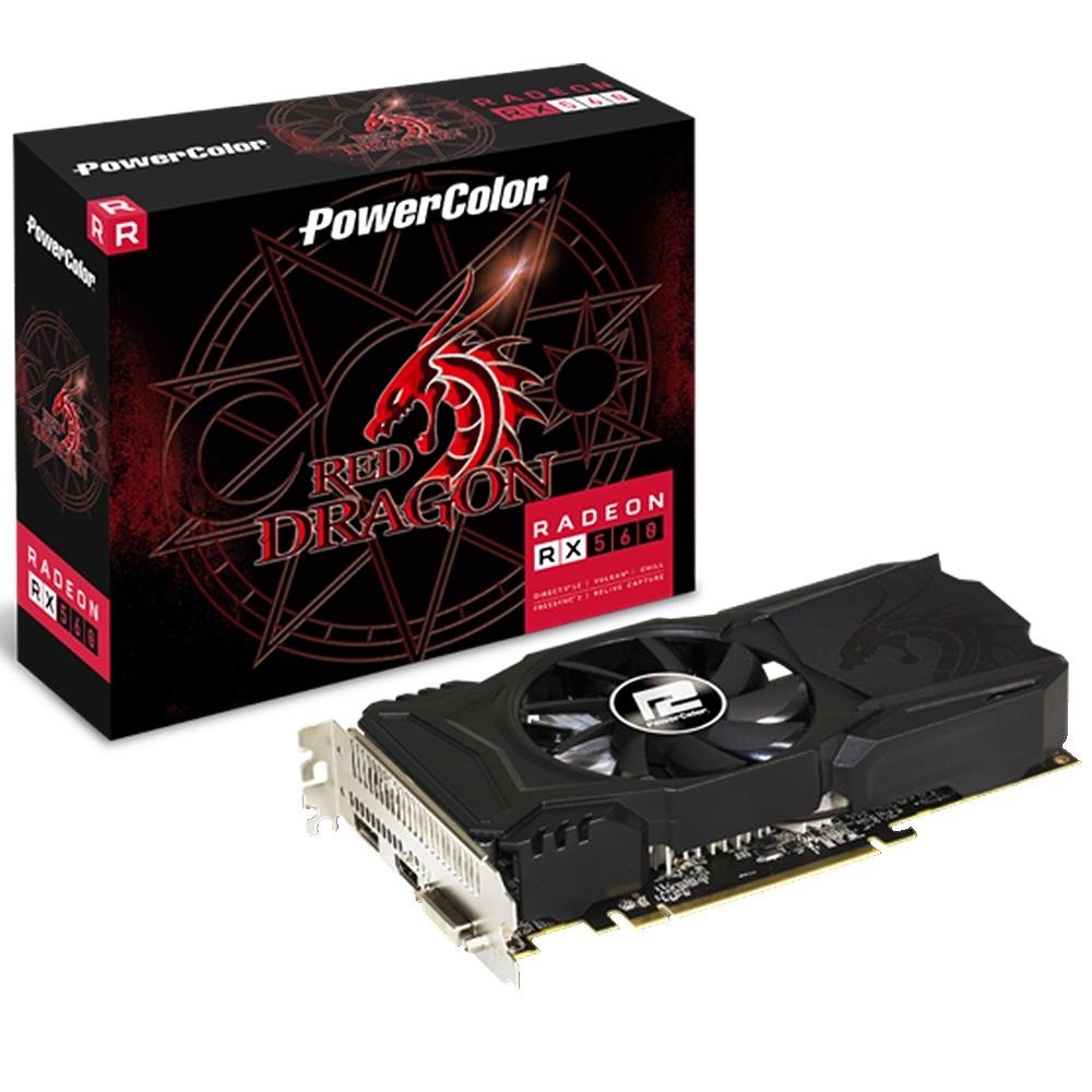 Placa de Vídeo RX 560 PowerColor Red Dragon AMD Radeon 2GB, GDDR5 ...