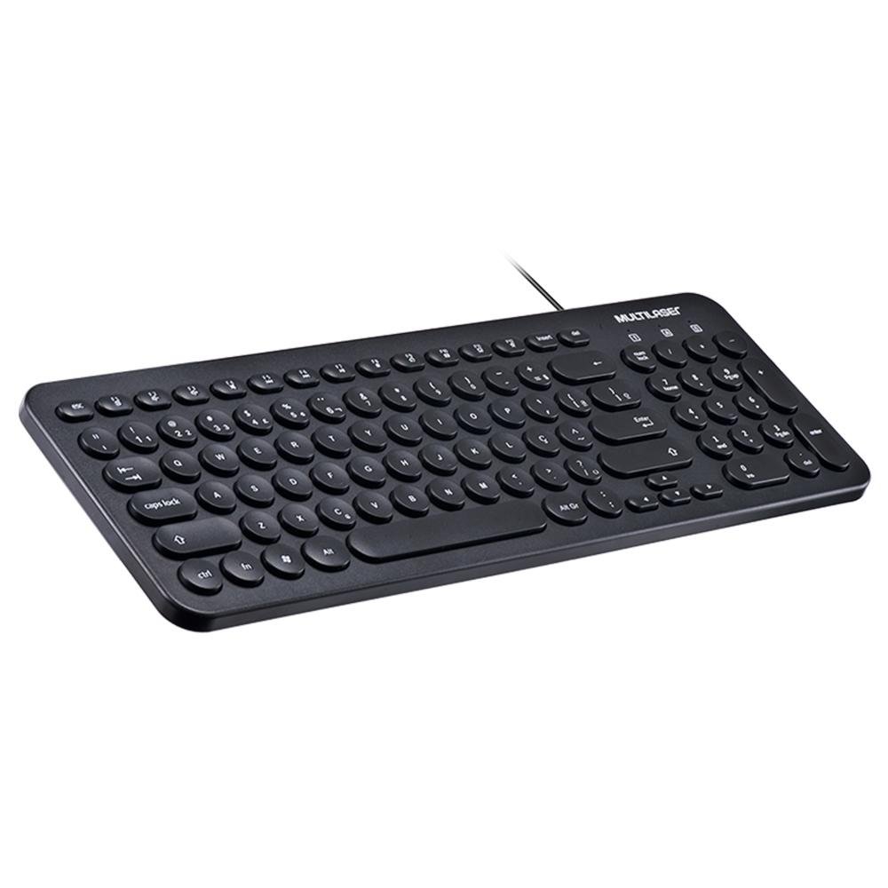 Teclado Multi, Multimídia, ABNT - TC234 | KaBuM!