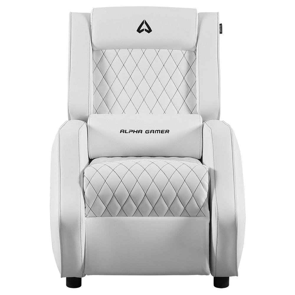 Sofá Gamer Alpha Gamer Terion, White /Black - AGTERION-W-BK