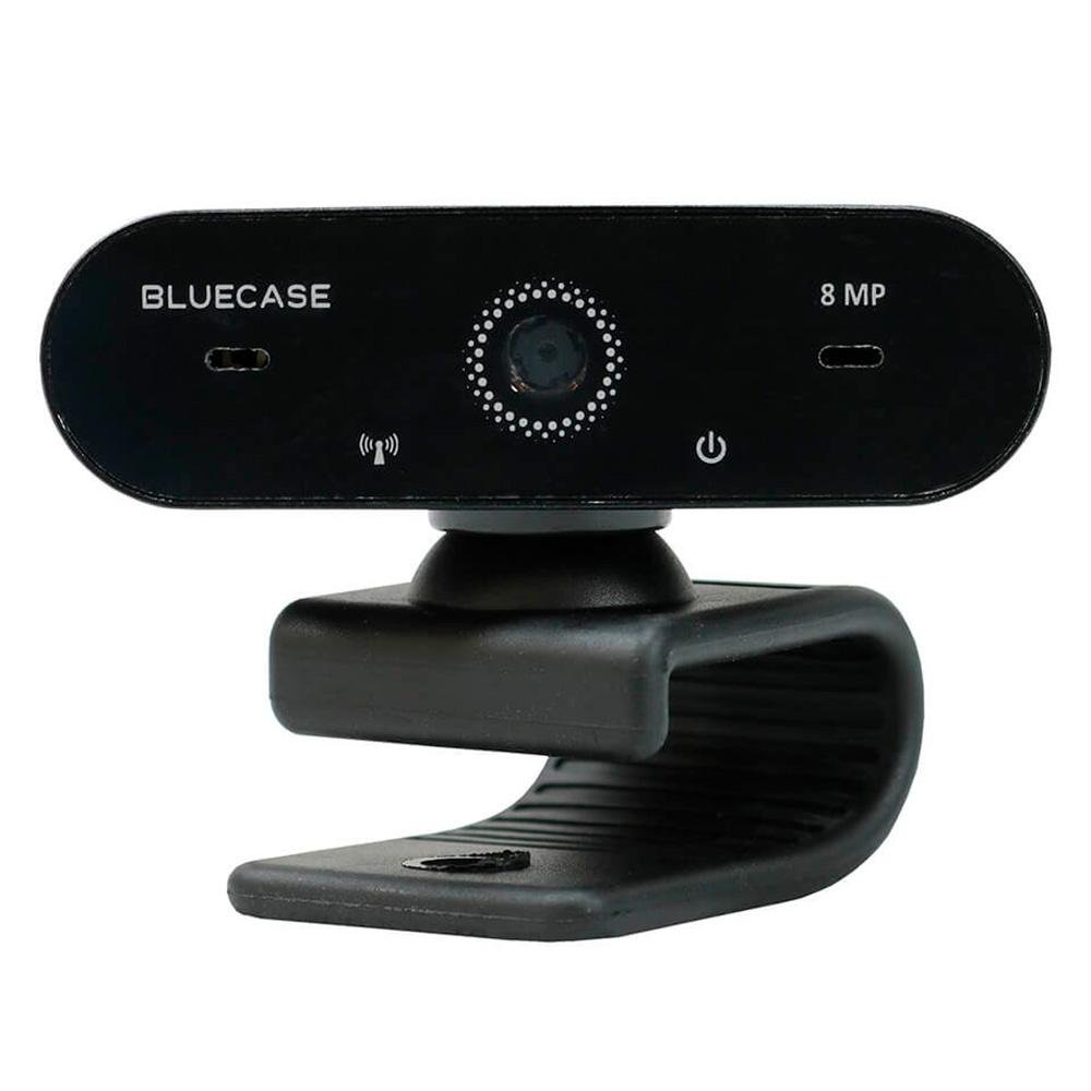 Webcam Bluecase, Ultra HD, 8MP - BWEBUHD01CASE | KaBuM!