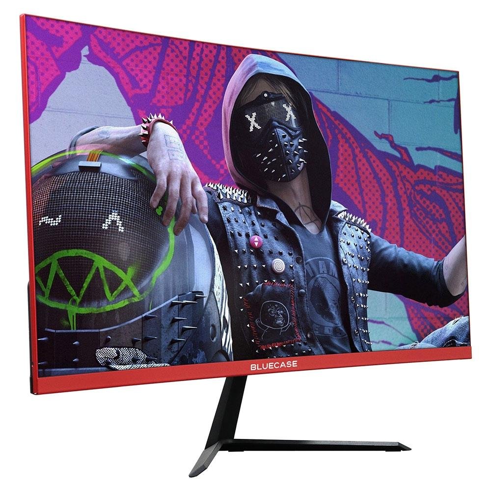 Monitor Gamer Bluecase R3000 24´, Curvo, Full HD, HDMI/Display Port, 165Hz 1ms - FreeSync ...