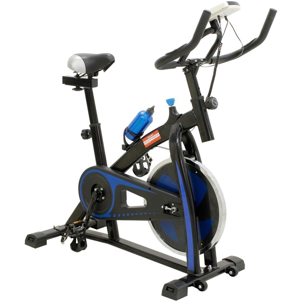 Bicicleta Ergométrica Spinning com Monitor, 8kg