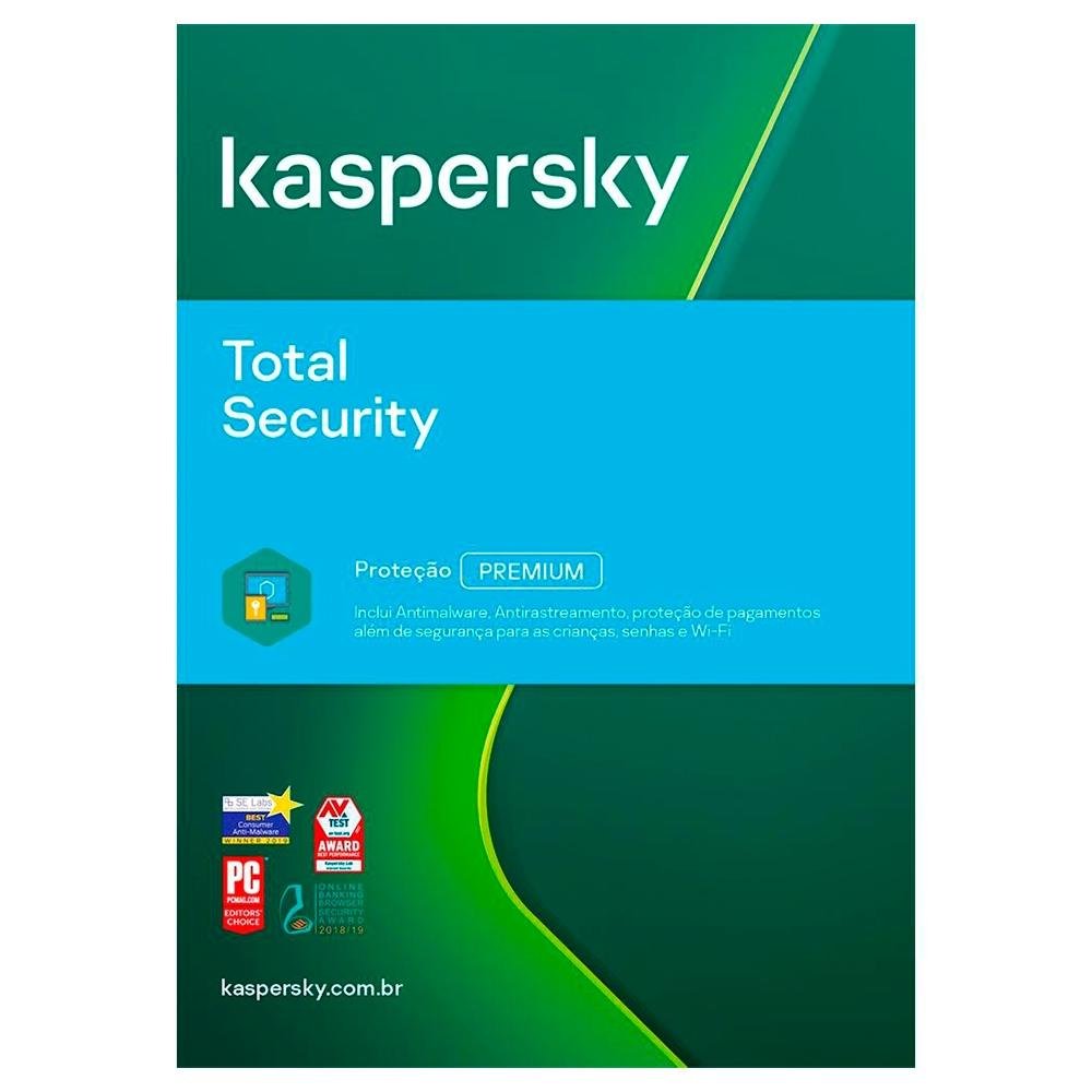 Kaspersky Total Security 10 dispositivos 1 ano ESD | KaBuM!