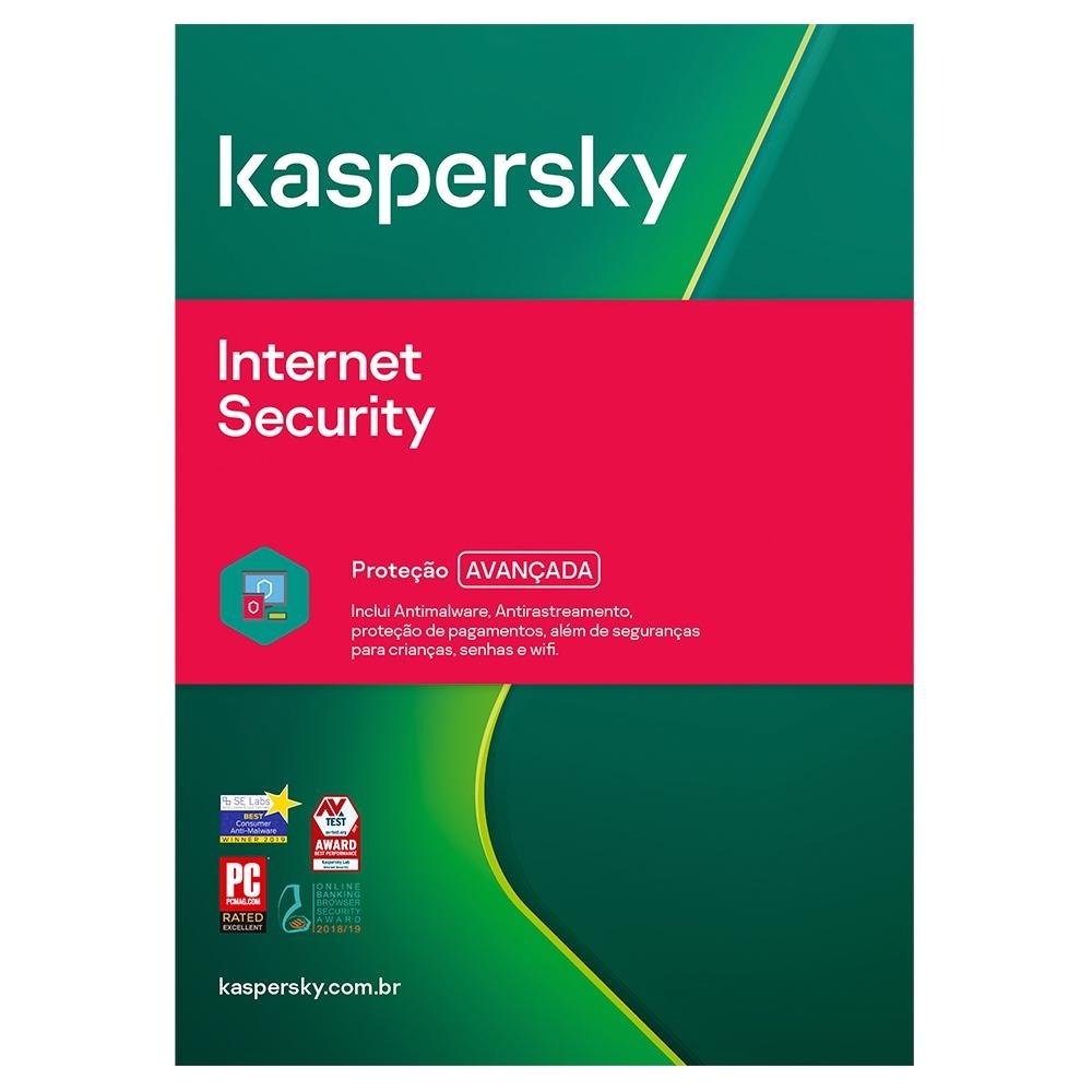 Kaspersky Internet Security 3 dispositivos 1 ano ESD | KaBuM!