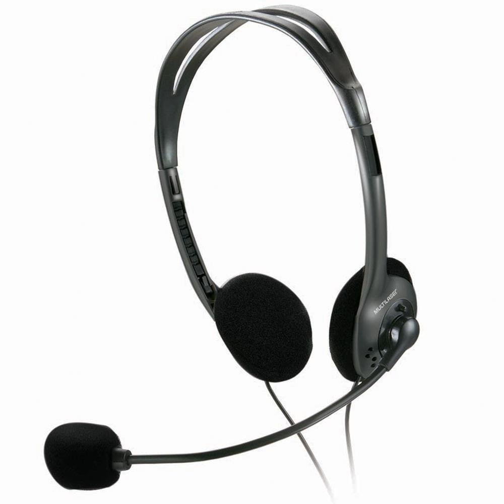Headset Multi P2 Preto - PH002 | KaBuM!