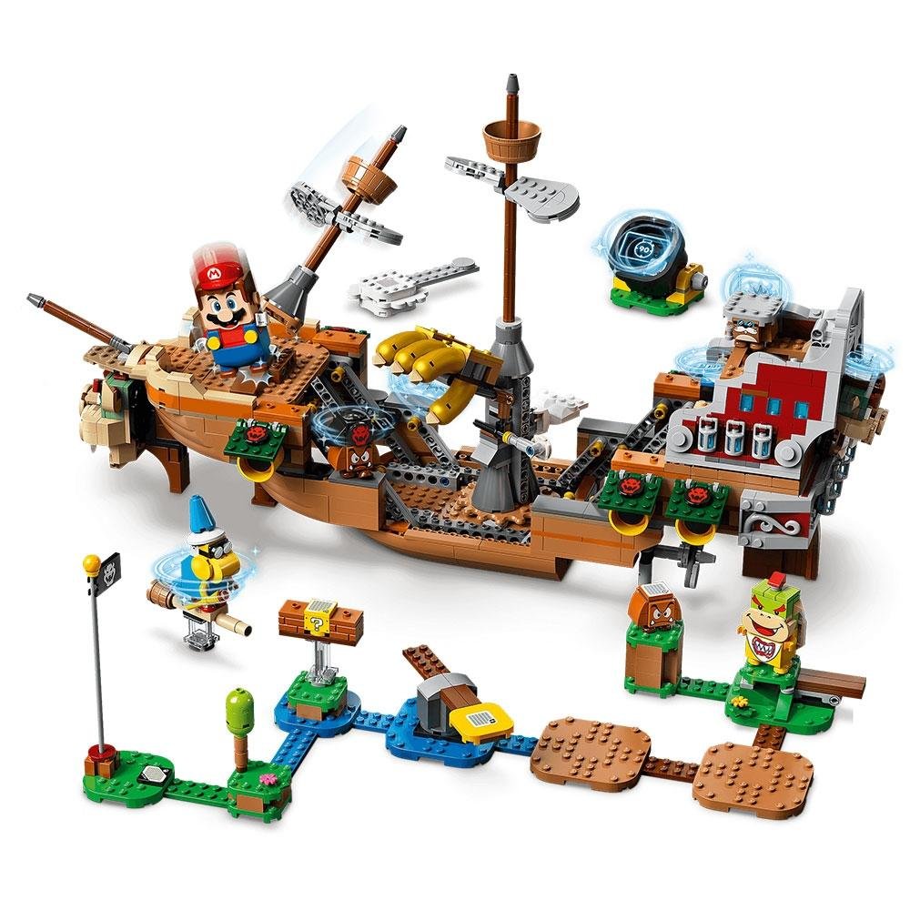 LEGO Super Mario - Pacote de Expansão Aeronave de Bowser, 1152 Peças ...