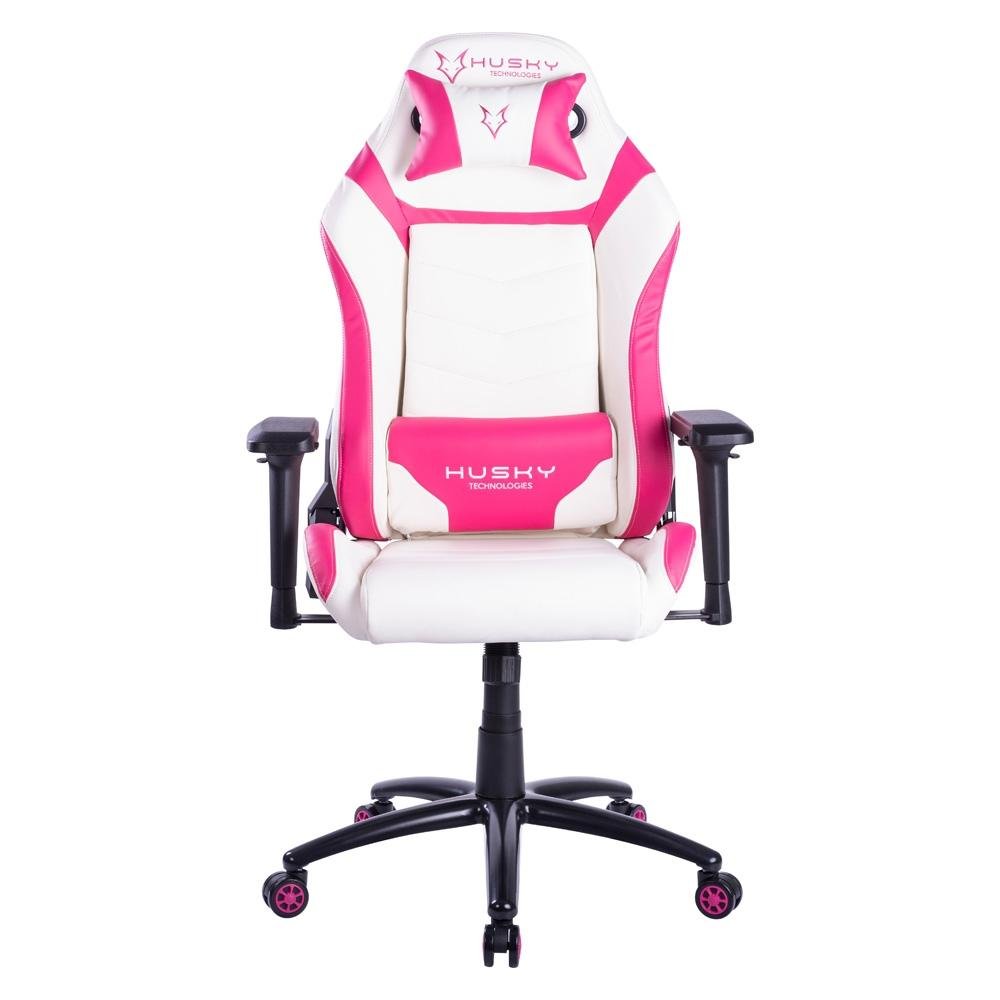 Cadeira Gamer Husky Storm, Branco e Rosa | KaBuM!