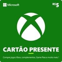 Gift Card Xbox: 5 Reais - Código Digital | KaBuM!