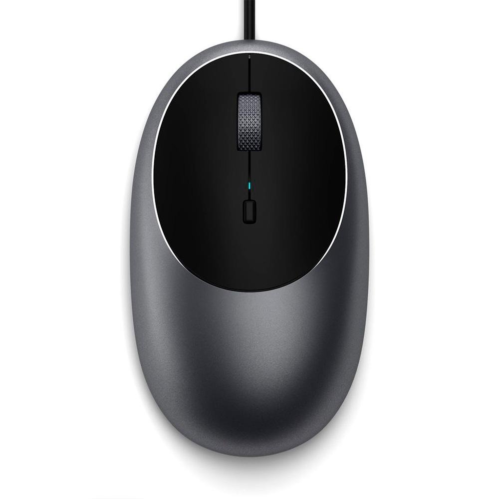 Mouse C1 Satechi, USB-C, 3200DPI, Cinza - ST-AWUCMM | KaBuM!