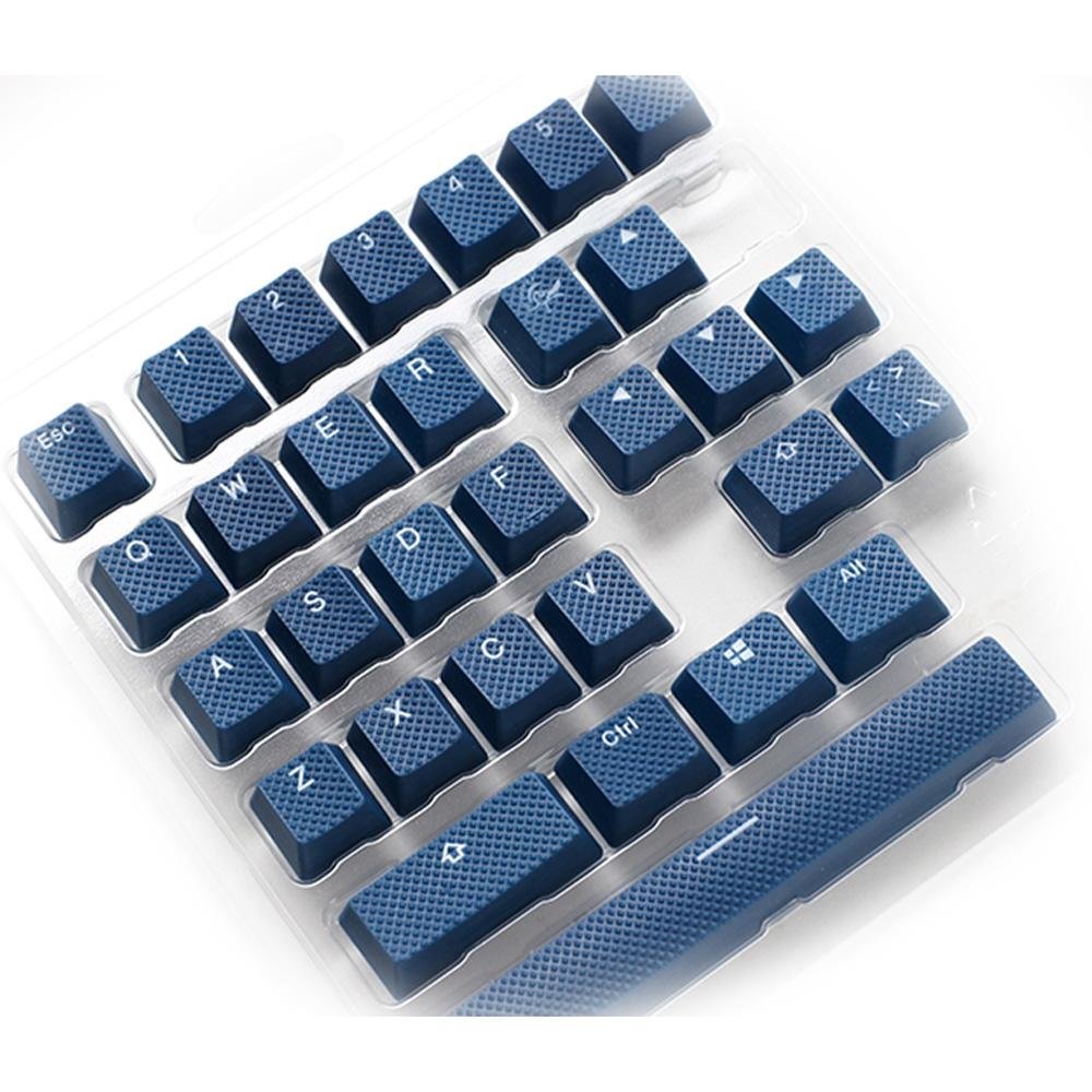 Conjunto de Teclas Ducky Key Navy Rubber Gaming Keycap, 31 Peças, Azul ...