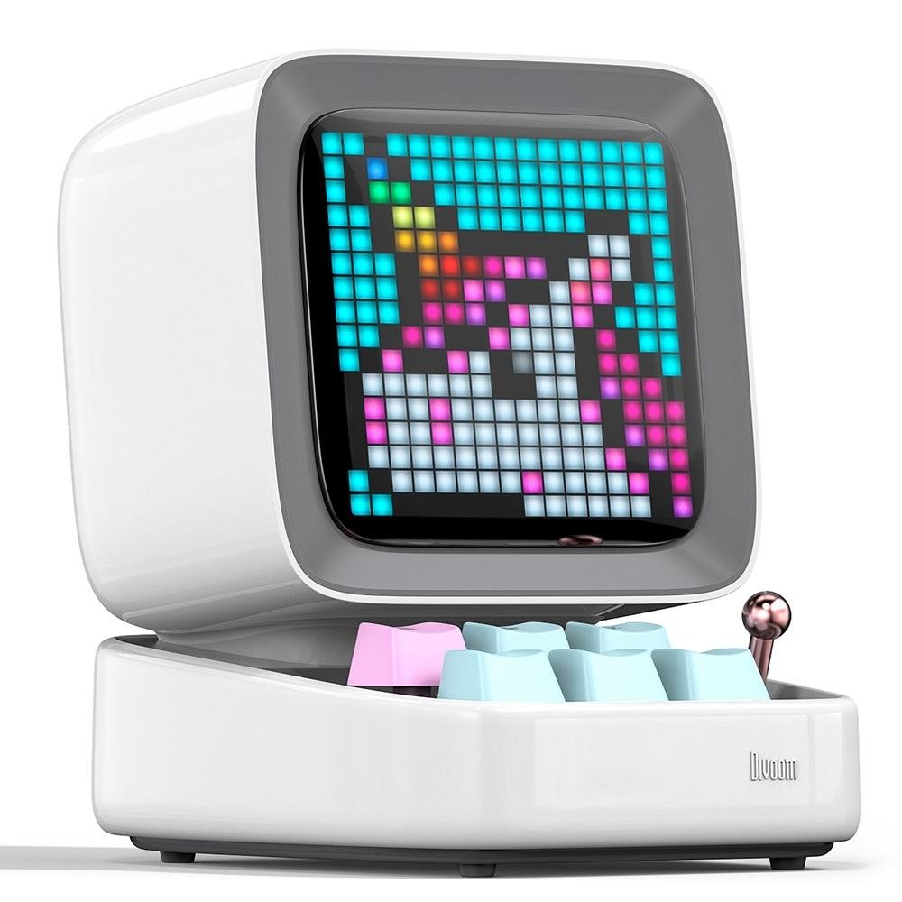 Alto Falante Divoom Ditoo Plus Branco | KaBuM!