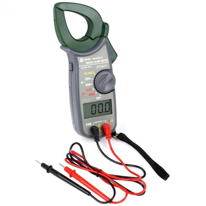 Alicate Amperimetro Digital Vinik, Cinza e Verde - DT2017