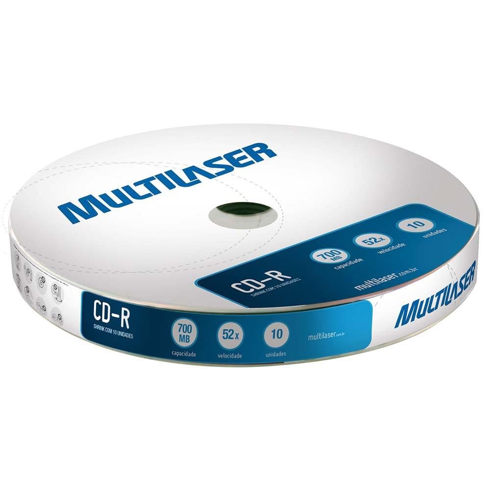 CD-R Multi 52x c/ 10 Un - CD027