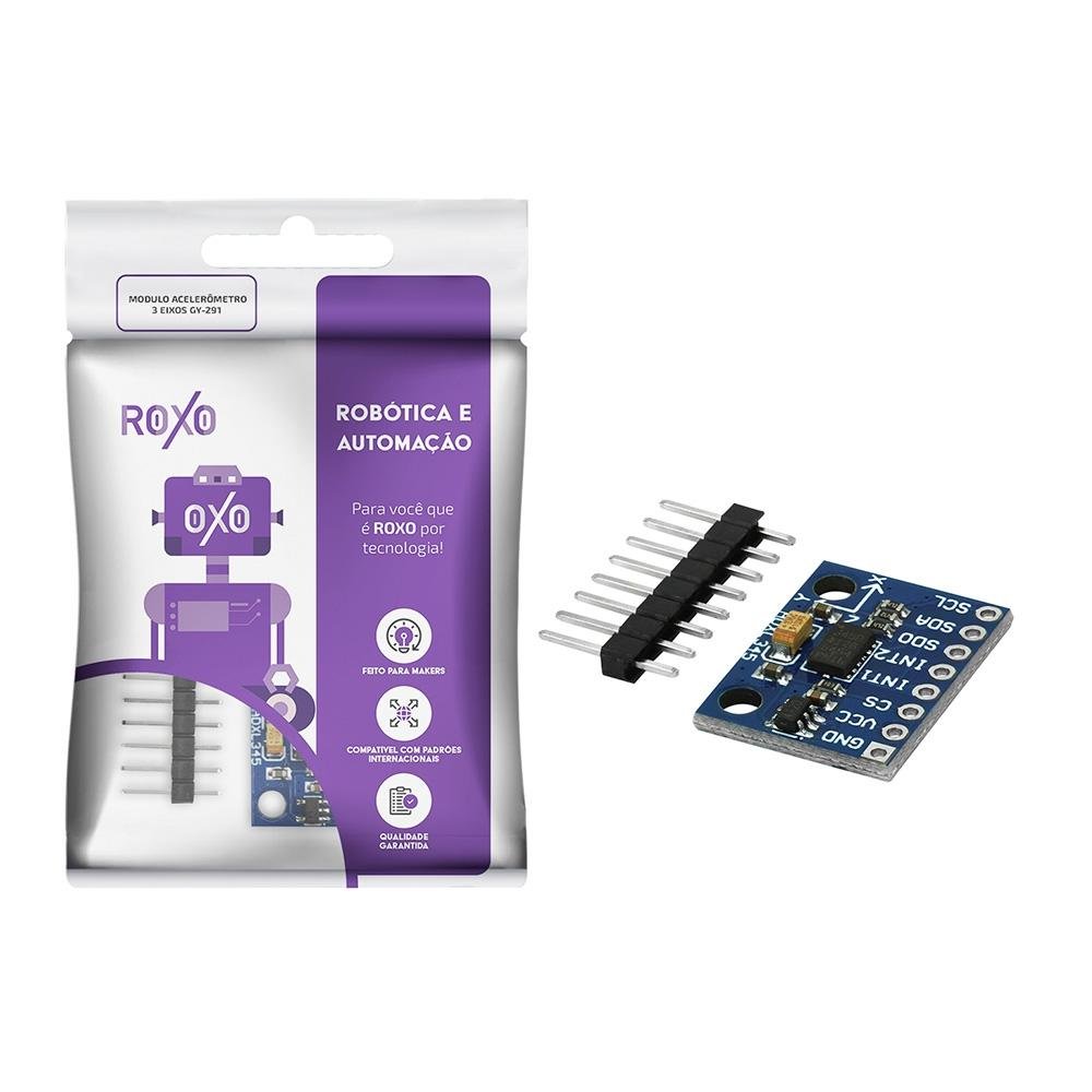 Módulo Acelerômetro Roxo Gy 291 3 Eixos Kabum