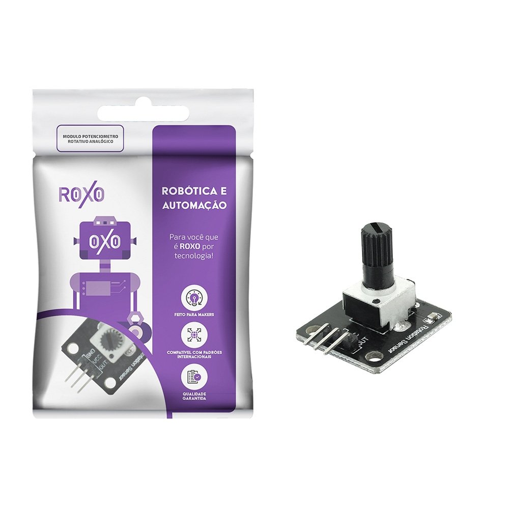 Módulo Sensor de Ângulo Analógico RoXo | KaBuM!