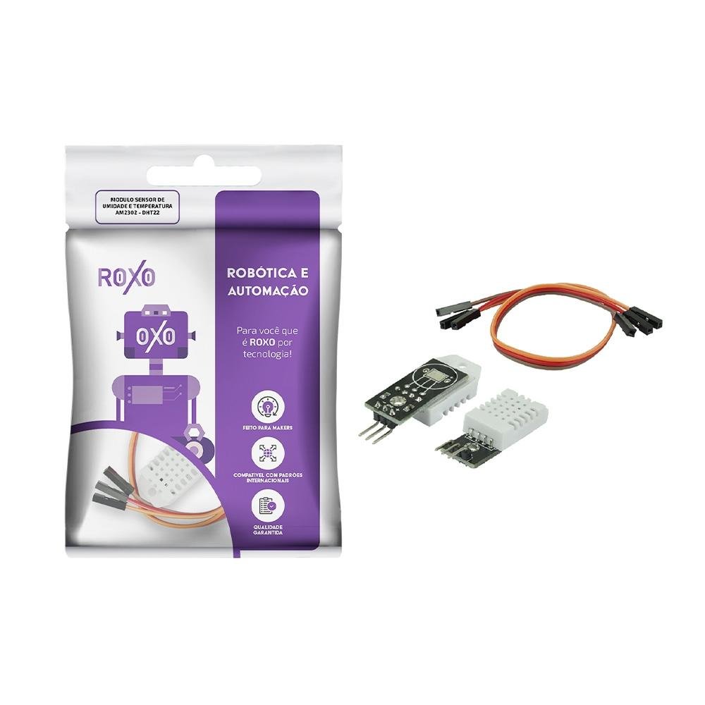 Módulo Sensor de Umidade e Temperatura RoXo AM2302 | KaBuM! Módulo Sensor de Umidade e Temperatura RoXo AM2302 | KaBuM!