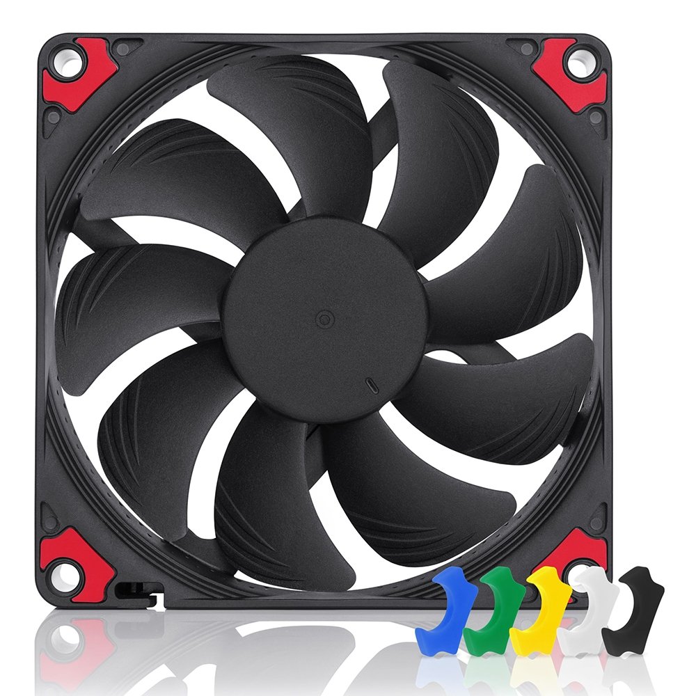 Cooler Fan Noctua, 92mm, Marrom - NF-A9x14 HS-PWM CH.BK.S - Faz a Boa!