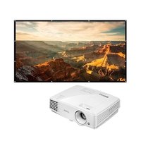 Projetor Benq 3300 Lumens + Tela Projeção Vankyo