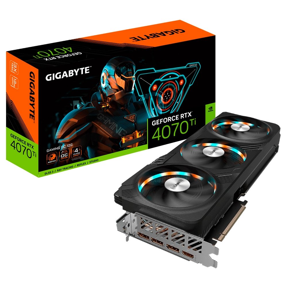 Placa De V deo RTX 4070 Ti Gaming Gigabyte NVIDIA GeForce 12 GB GDDR6X Placa De V deo RTX 4070 Ti Gaming Gigabyte NVIDIA GeForce 12 GB GDDR6X