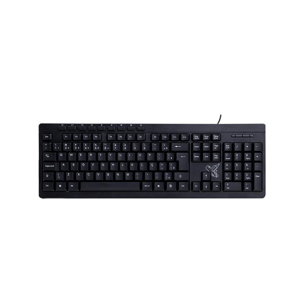 Teclado Maxprint Multimídia SK-2030 | KaBuM!