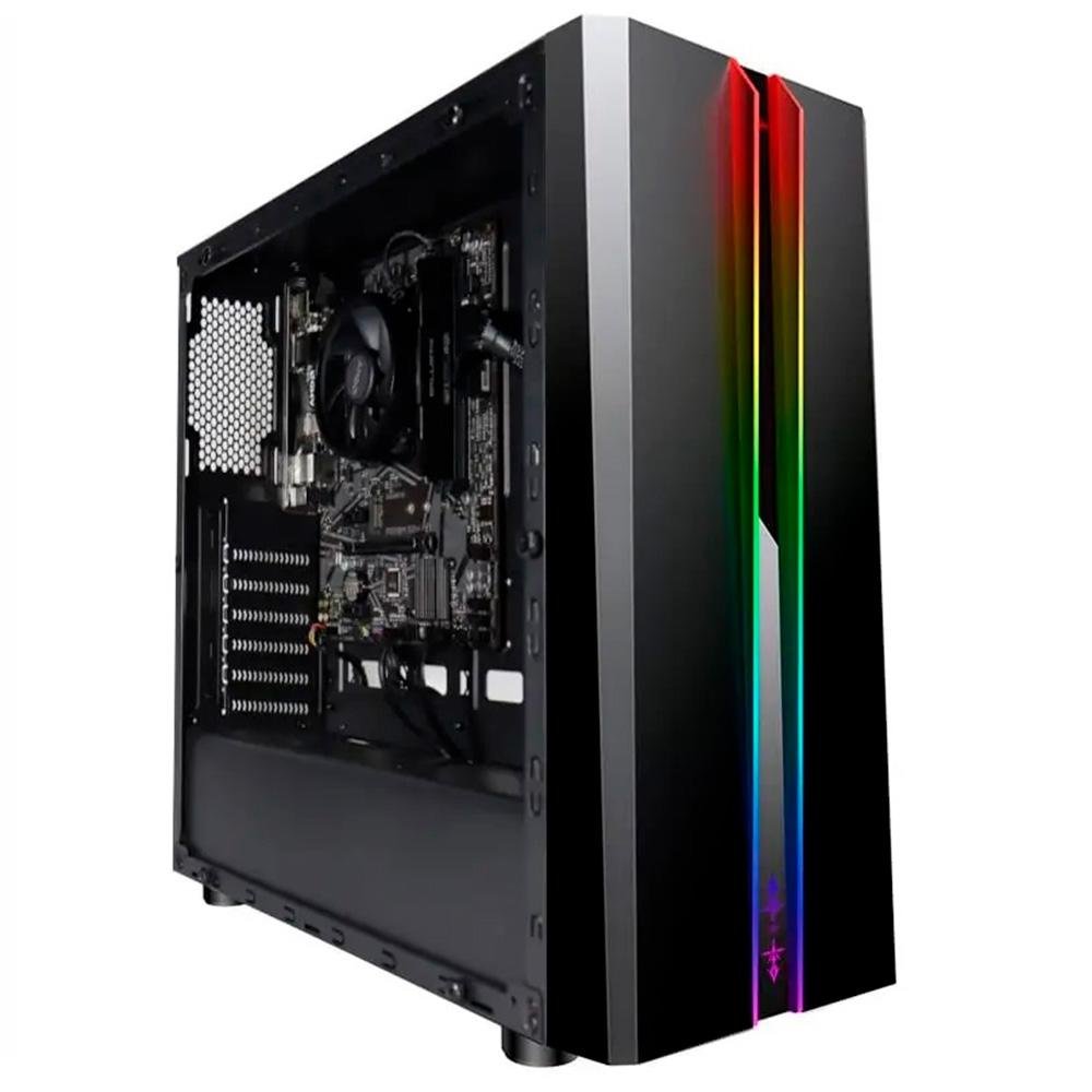 PC Gamer NTC Vulcano, AMD Ryzen 7-5700G, 16GB, SSD 512GB, Linux, Preto ...