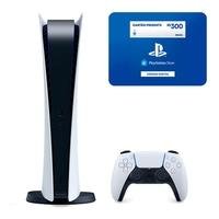 Kit PS5 Edição Digital + Gift Card PSN R$300 | KaB