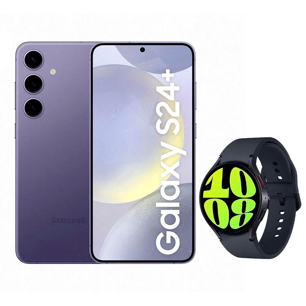 Kit Samsung Galaxy S24+ + Watch6 BT | KaBuM!