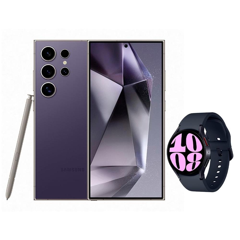 Kit Samsung Galaxy S24 Ultra + Watch6 BT | KaBuM!