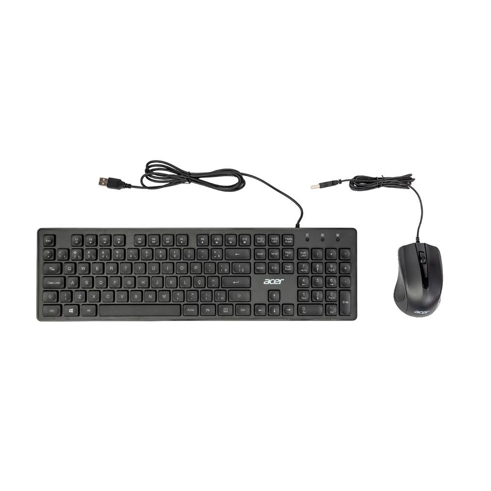 Teclado e Mouse Acer OCC300, USB | KaBuM!