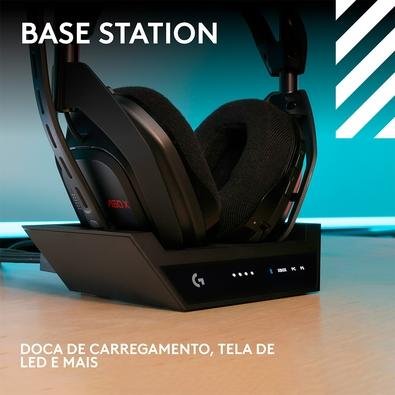 Headset Gamer S Fio Logitech Astro A50 X | KaBuM! Headset Gamer S Fio Logitech Astro A50 X | KaBuM!