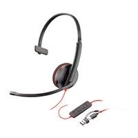 Headset HP Poly Blackwire, USB-C 8X214A6 | KaBuM!
