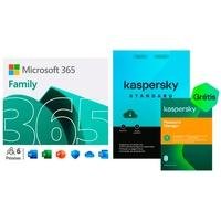 Microsoft 365 Family ESD + Kaspersky Strd | KaBuM!