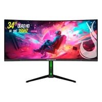 Monitor Rise Mode 34" Ultrawide Curvo 165H| KaBuM!