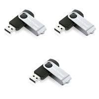 Kit 3 Pen Drives Multi Twist 32GB | KaBuM!
