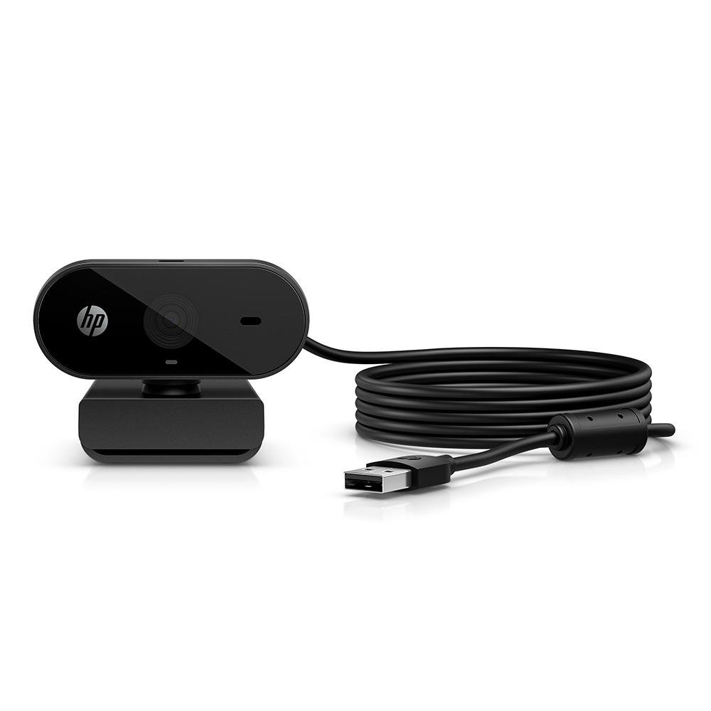 Webcam HP 320 FHD, 5MP, USB-A, Preto - 53X26AA#ABL - Escorrega o Preço