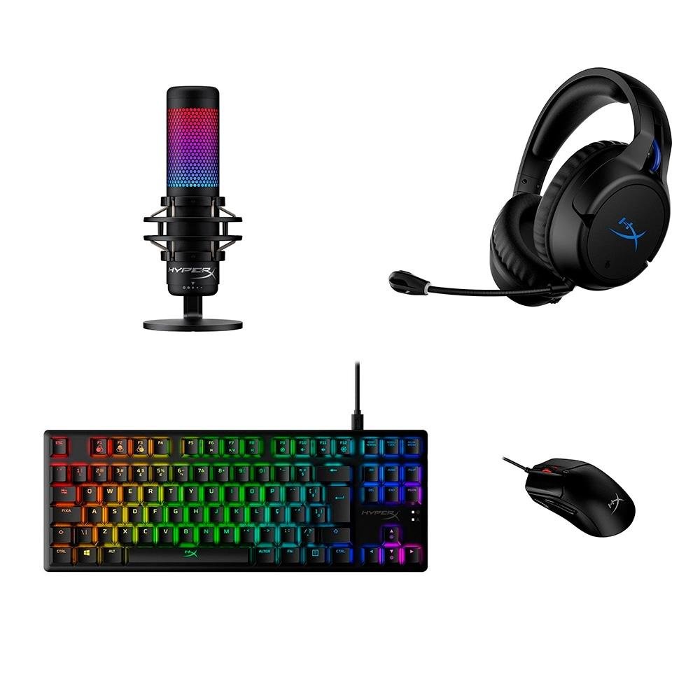 Kit Gamer Top HyperX | KaBuM!