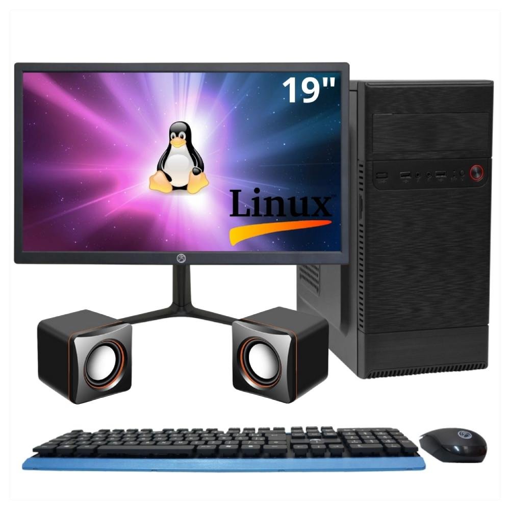Computador Completo Intel® I3-550, 8gb, SSD 128gb - Kit Teclado E Mouse, Caixa De Som, Monitor ...