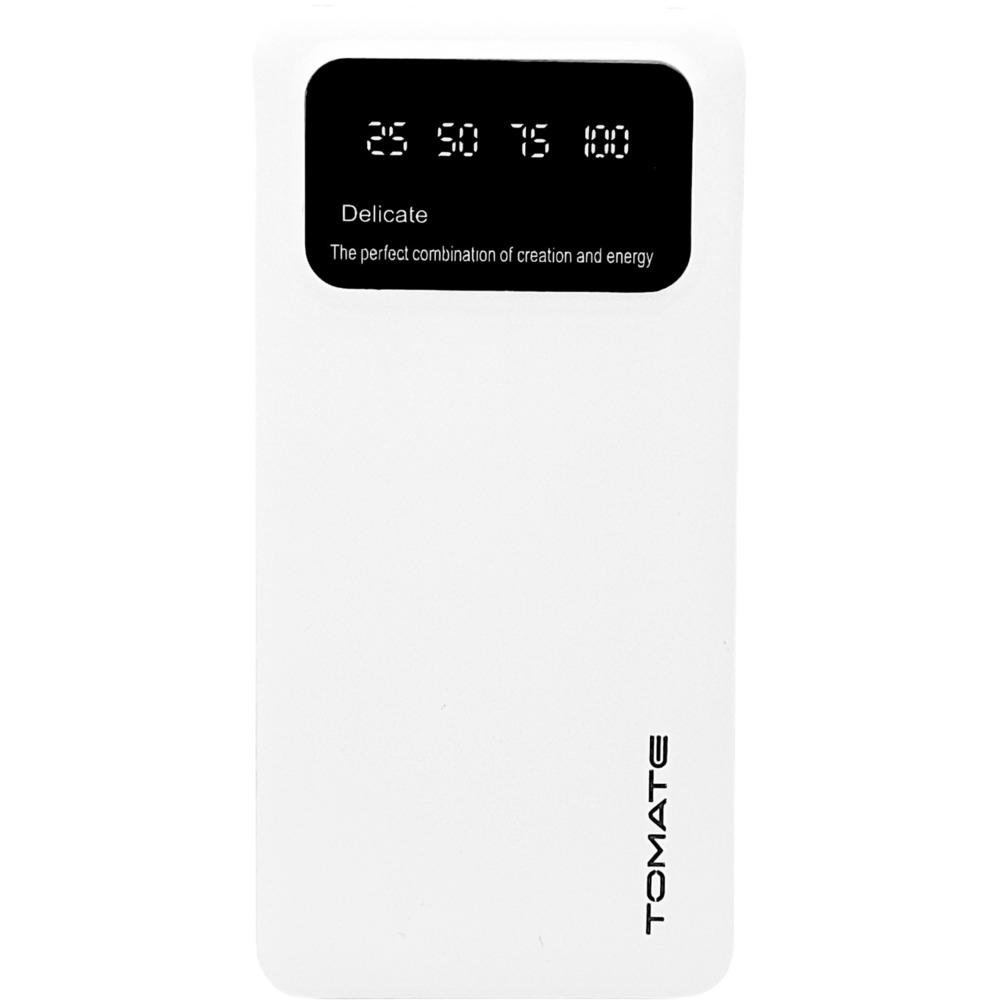 Power Bank Com Display Digital 10000 MAh Branco