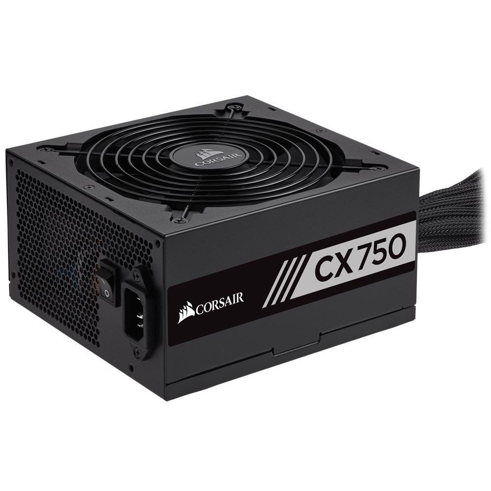 Fonte Corsair 750W 80 Plus Bronze CX750, PFC Ativo | KaBuM!