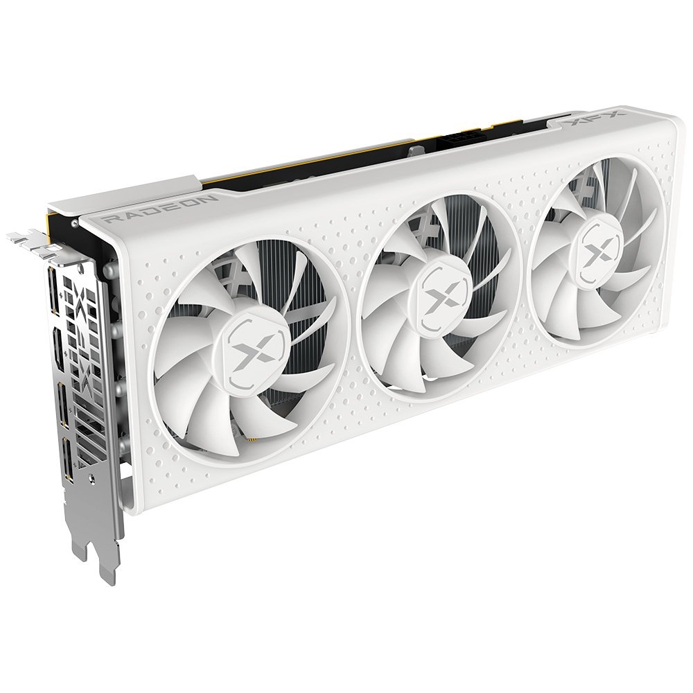 Placa de Vídeo XFX Speedster QICK308 Radeon RX 7600 White AMD Edition ...