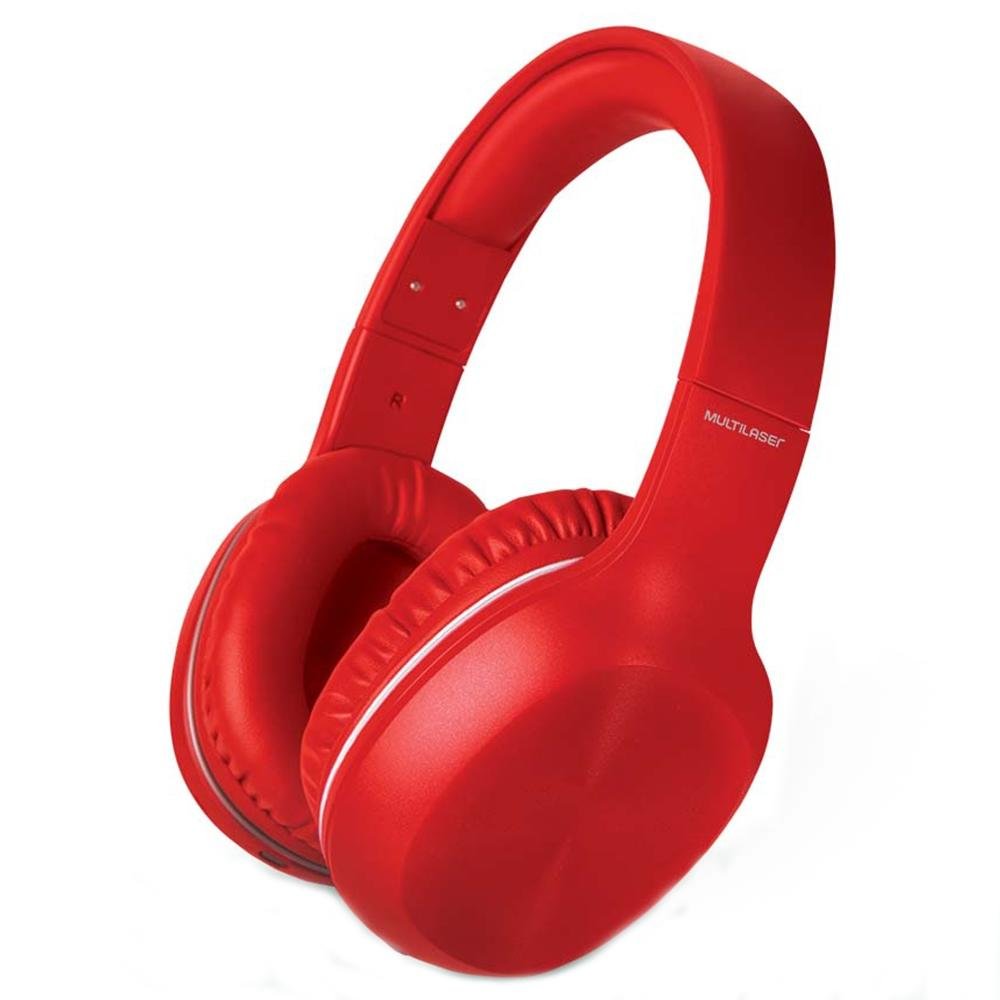 Fone de Ouvido Sem Fio Multi Pop, Bluetooth, Vermelho - PH248 | KaBuM!