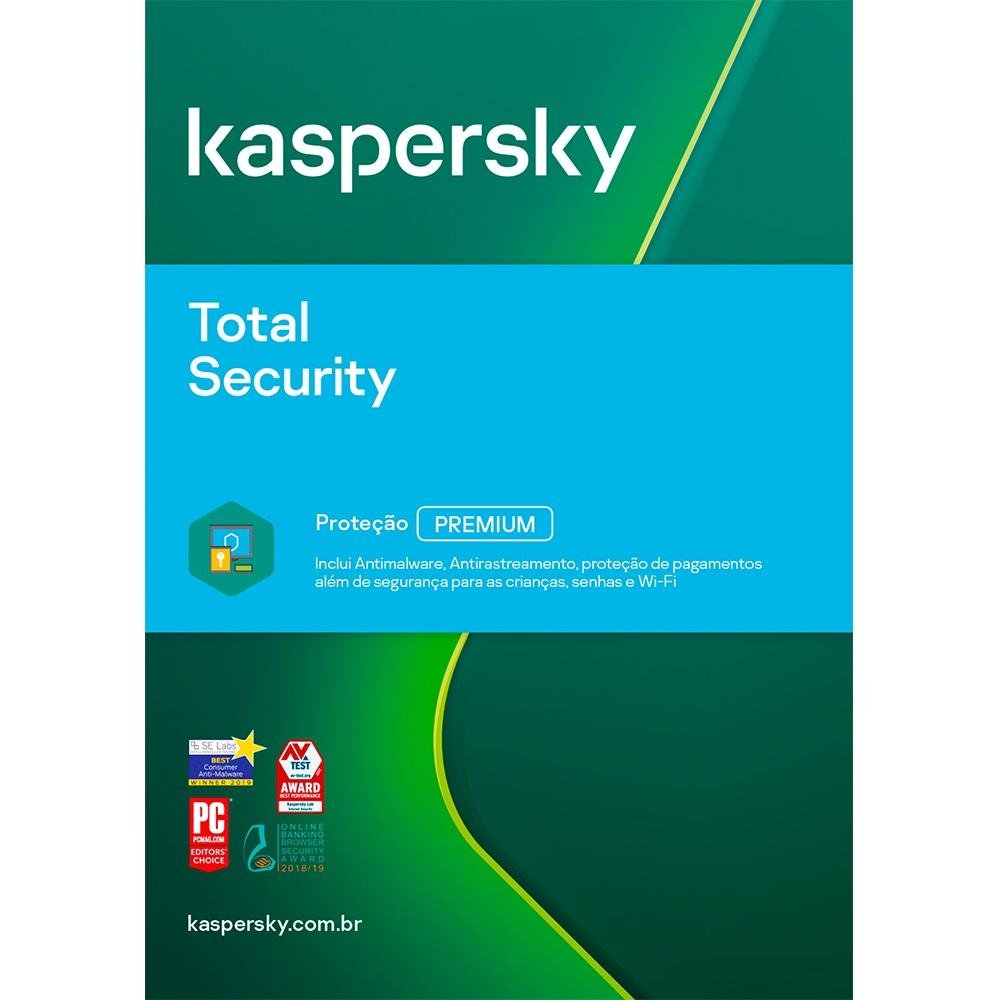 Kaspersky Antivírus Total Security 2020 Digital | KaBuM!