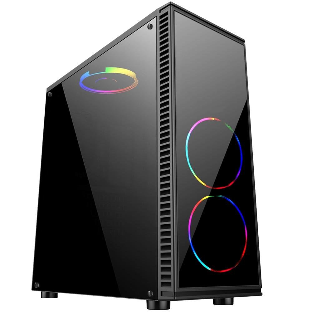 Gabinete Gamer Bluecase BG-014 sem Fonte - BG014GCA | KaBuM!