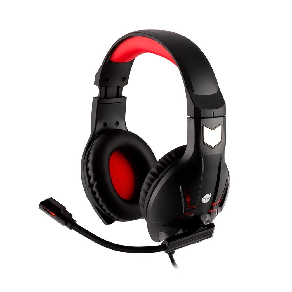 Headset Gamer Dazz Titan 2.0, USB, Preto e Vermelho | KaBuM!