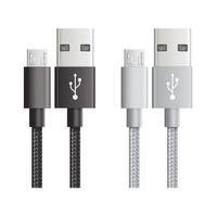 Cabo Micro Usb Reversível 2 Metros Micro Usb 1 Metro