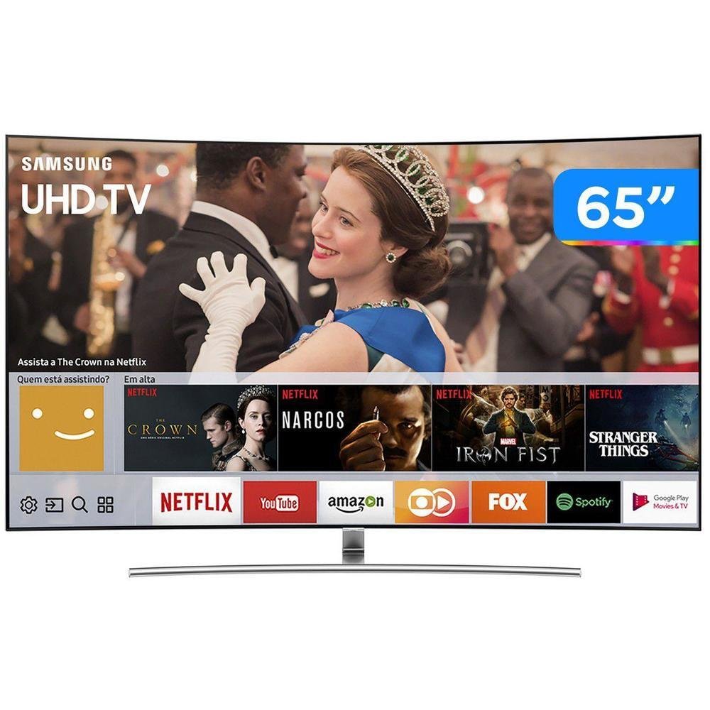 Smart TV 4K, QLED, 65" - Samsung QN65Q8CAMGXZD | KaBuM!