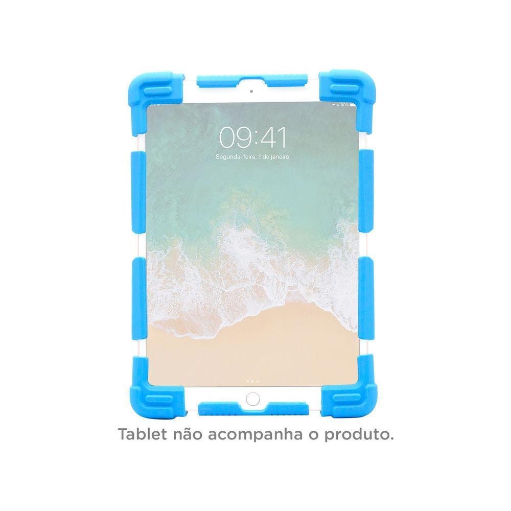 Capa P/ Tablet Universal 9" Até 12", Azul - Kids Geonav | KaBuM!