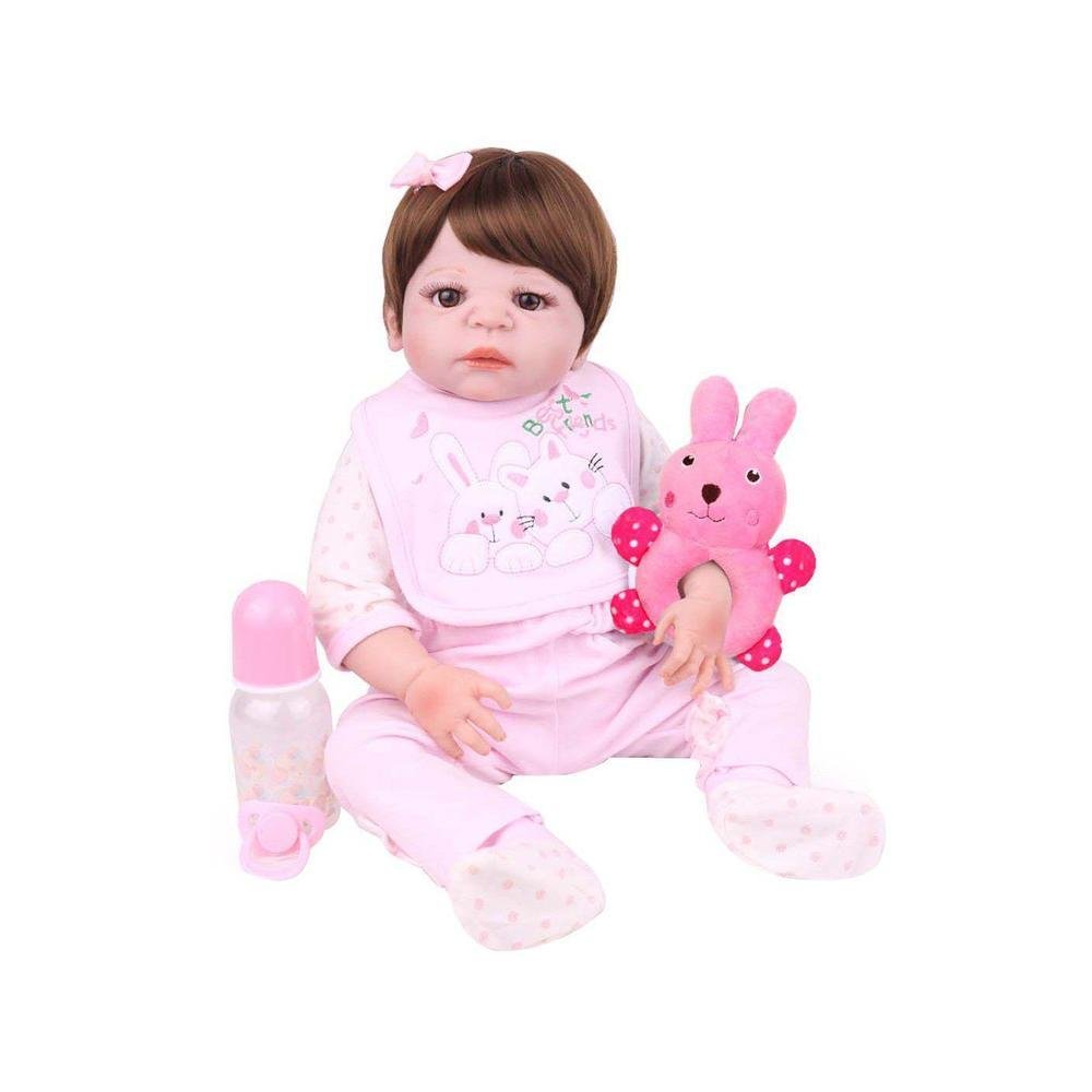 Boneca Reborn Laura Baby Daniela com Acessórios