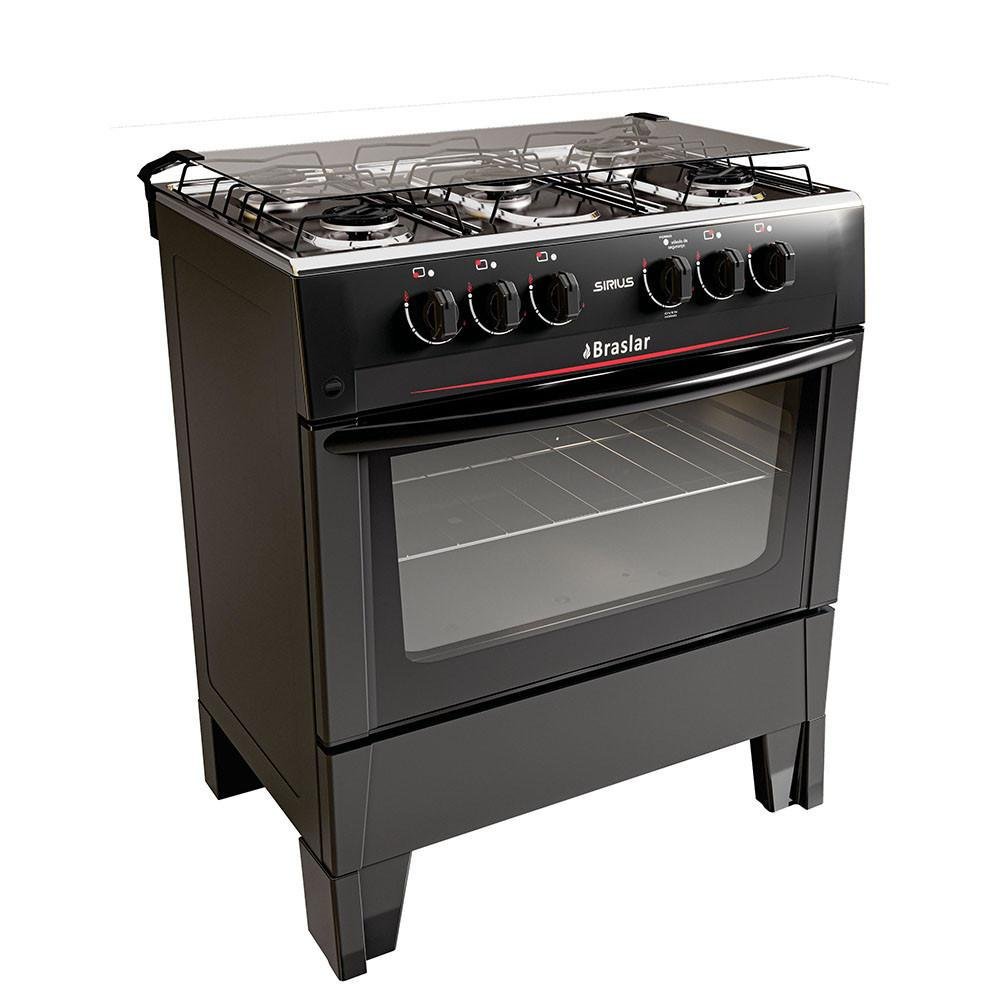 Fogão Atlas 5 Bocas Mônaco Plus com Mesa de Inox Bivolt – Branco ...